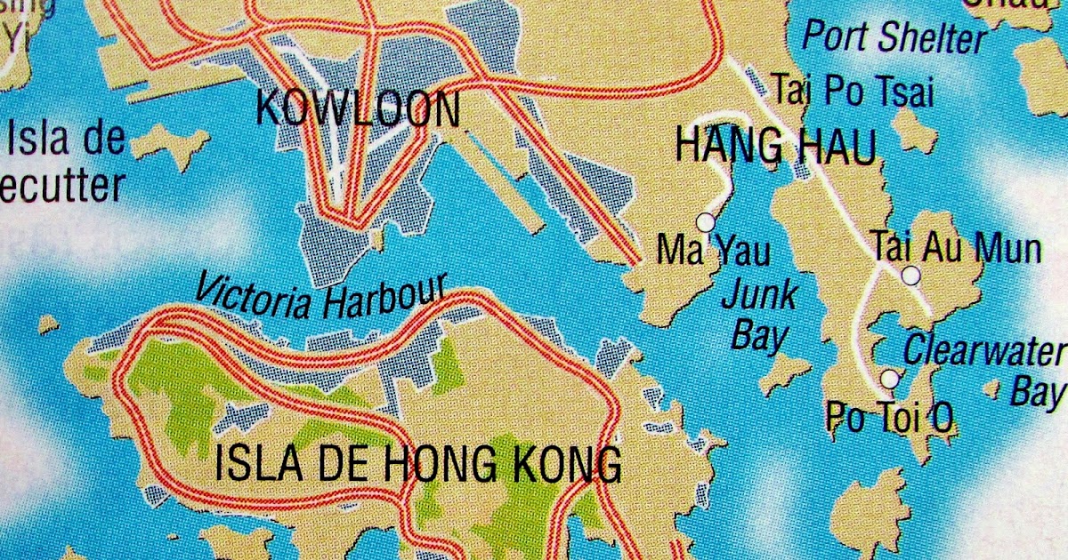 Hong Kong.hk - mapa básico