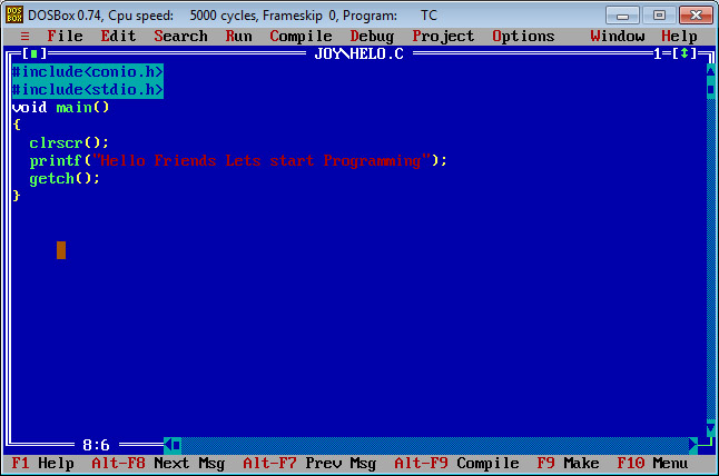 C Programming Basics: The First C Program: