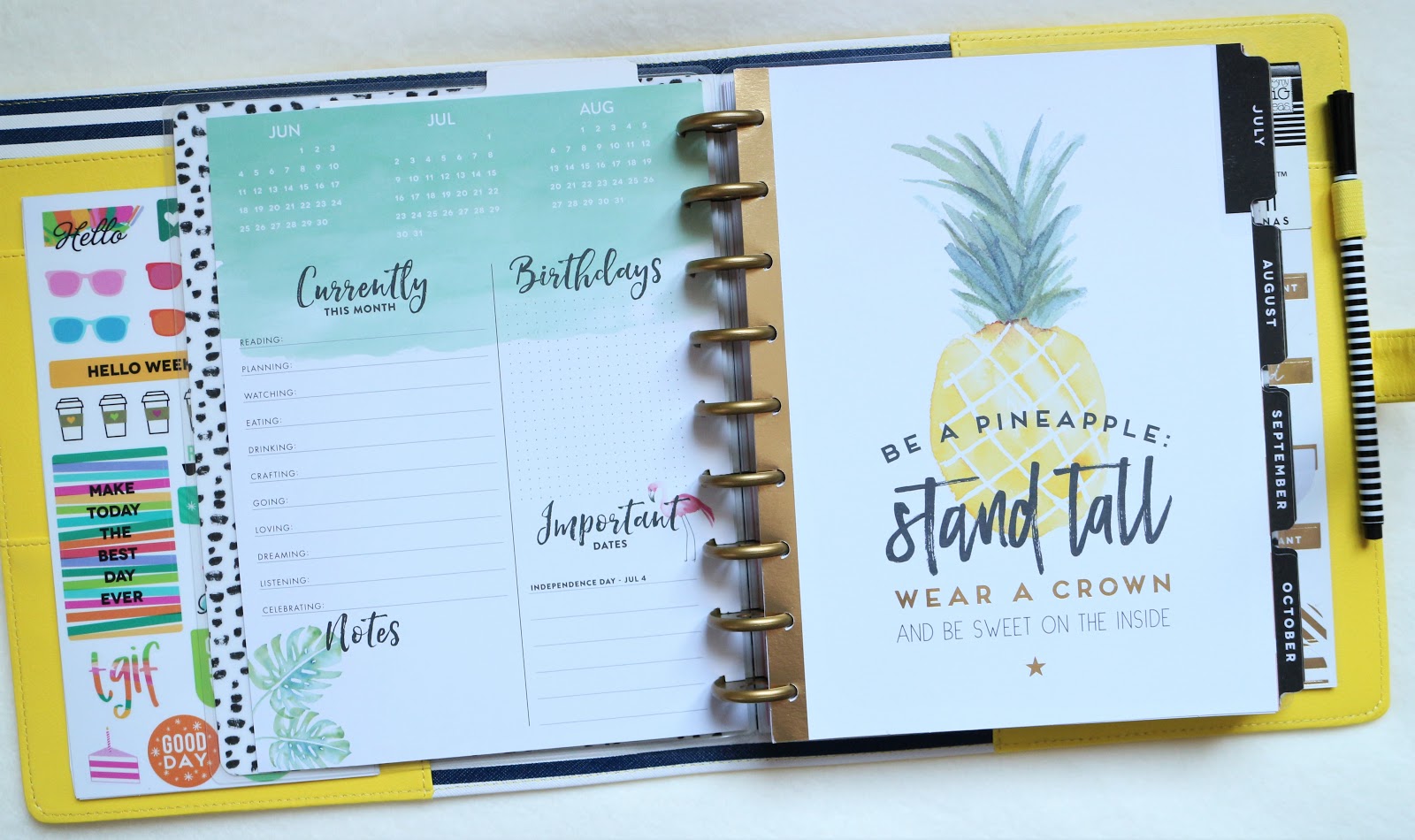 Plan a Happy Life // The Happy Planner 2017-2018 | MaquiLab