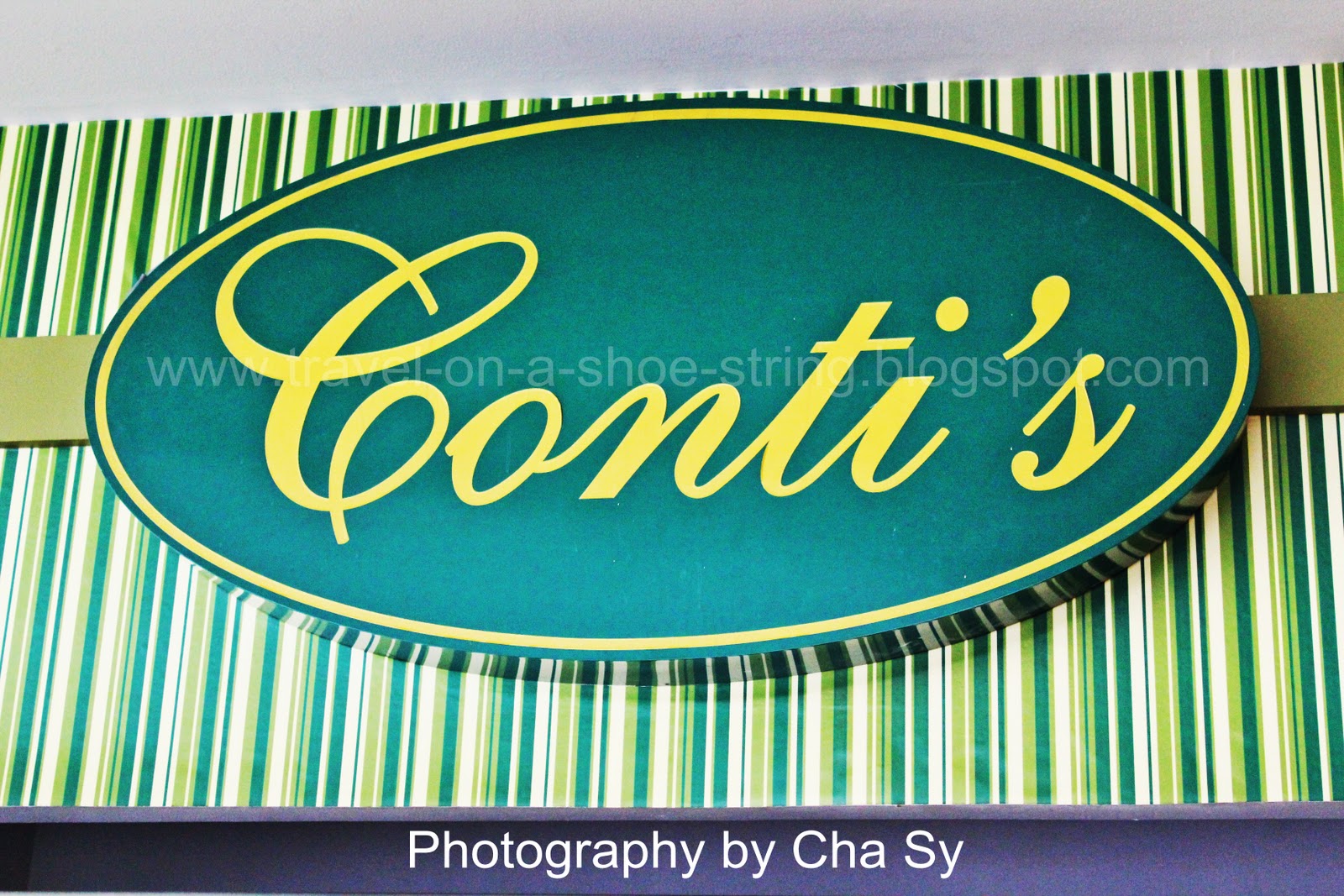 CONTI'S PASTRY SHOP AND RESTAURANT ~ Travel, Photographs and Lifestyle