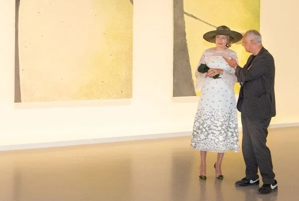 Queen Mathilde visited the 58th International Arts Festival, Venice ...
