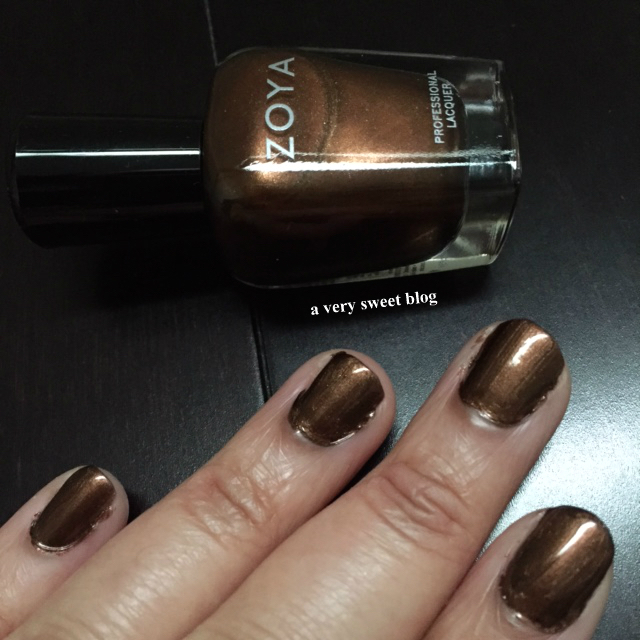 Zoya Desiree Ember Cinnamon Review & Swatches | A Very Sweet Blog