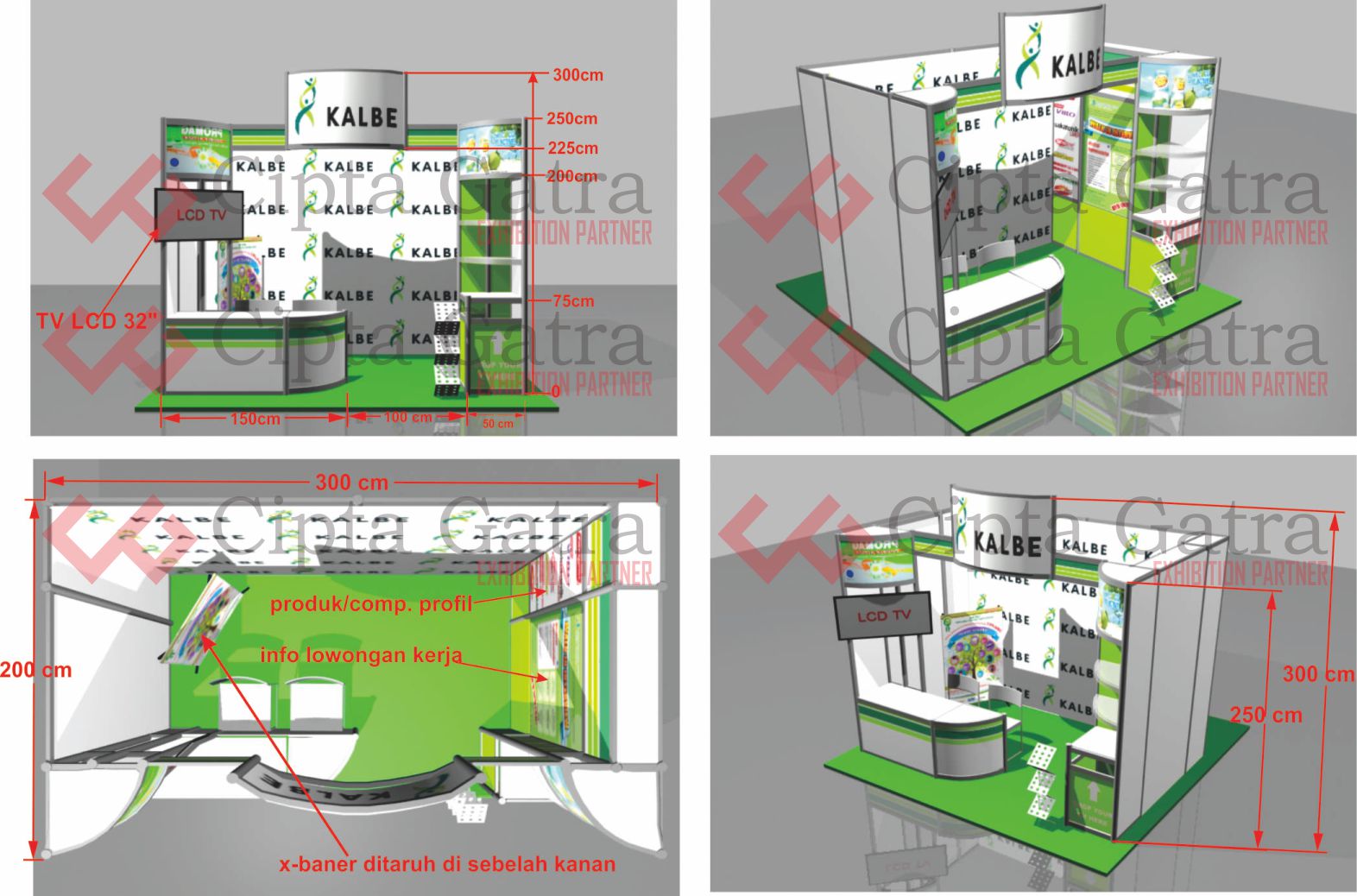 KONTRAKTOR PAMERAN (EXHIBITION PARTNER YOGYAKARTA): Booth Desain khusus