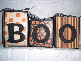 Mandy's Making Crafts: BOO blocks