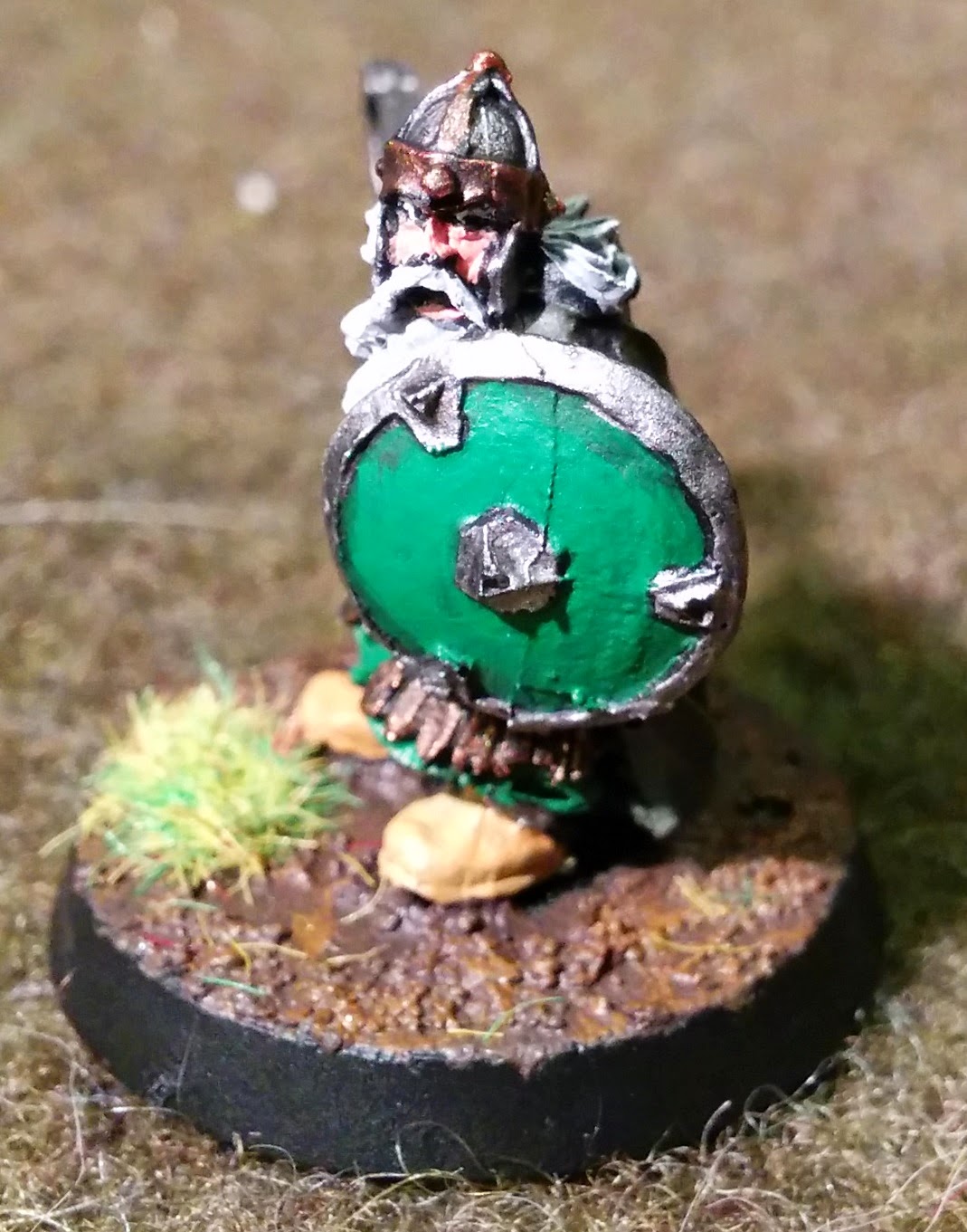 Lord Of The Rings Minis Dwarf Captain Shieldbearer And Banner