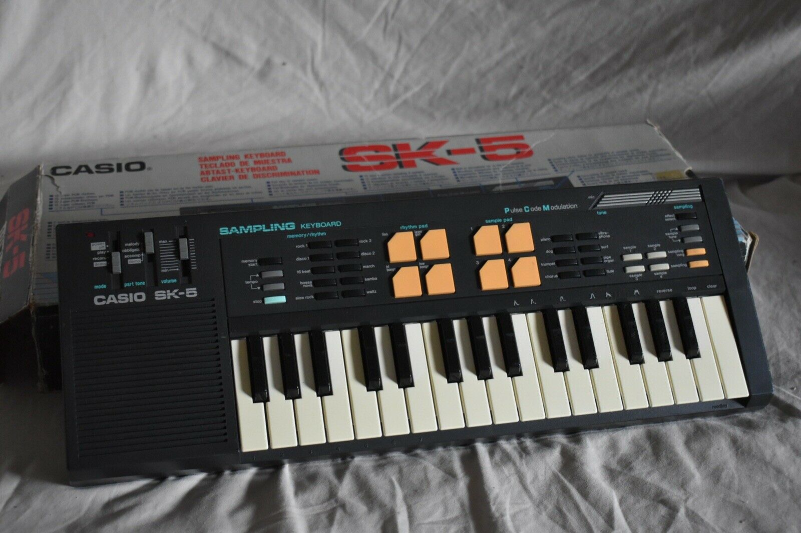 MATRIXSYNTH: Casio SK-5 Vintage Piano Keyboard Organ Synthesizer ...