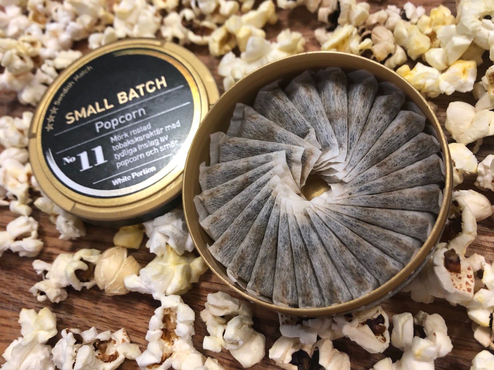Small Batch 11 (Popcorn) White Portion - Review. 28 August 2019.