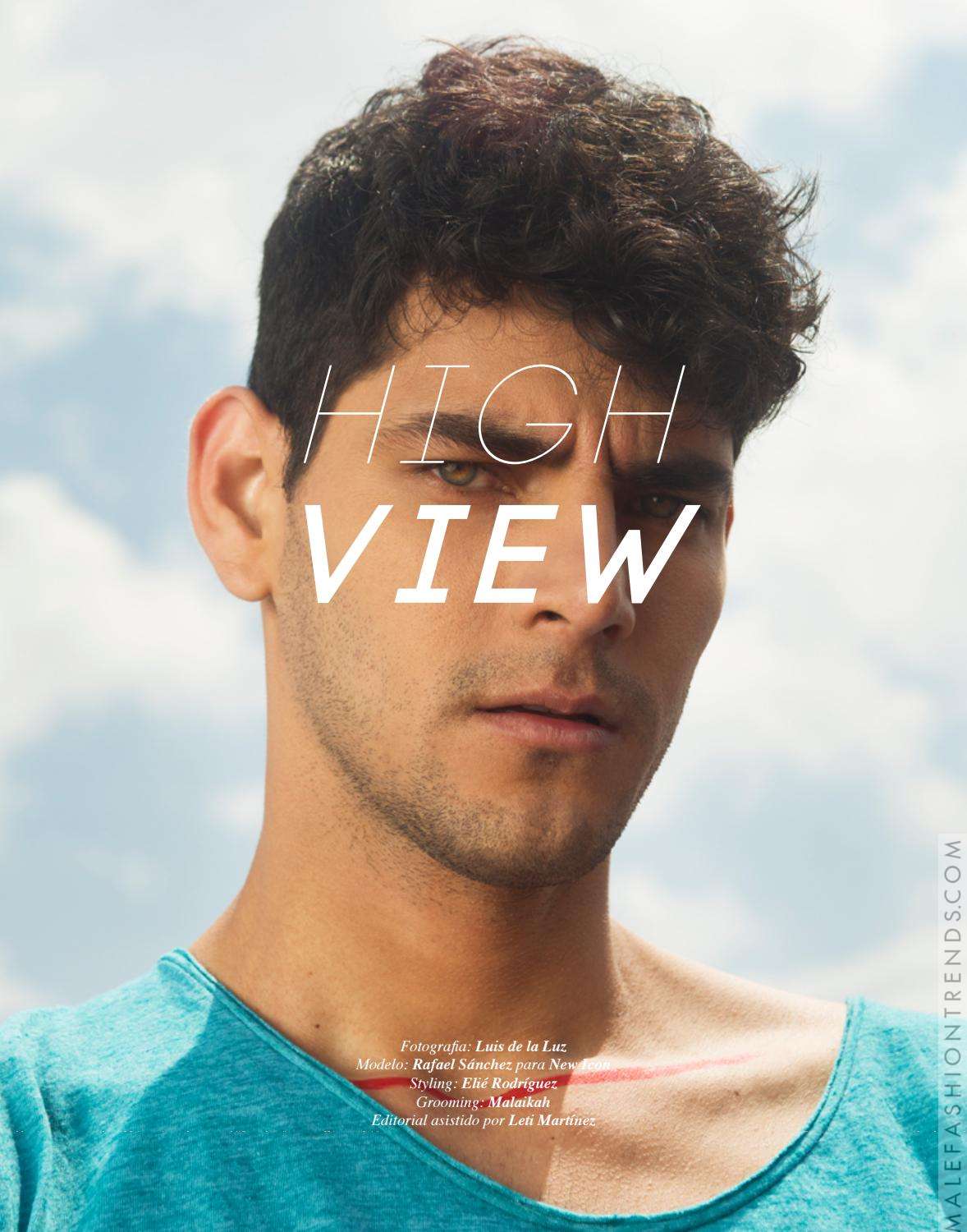 Rafael Sánchez posa a todo color para Híbrido Magazine por Luis de la Luz