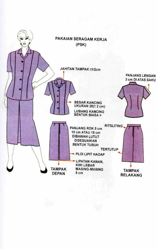 Pakaian Seragam Kerja ~ IKKT PWA Satrad 243 Timika