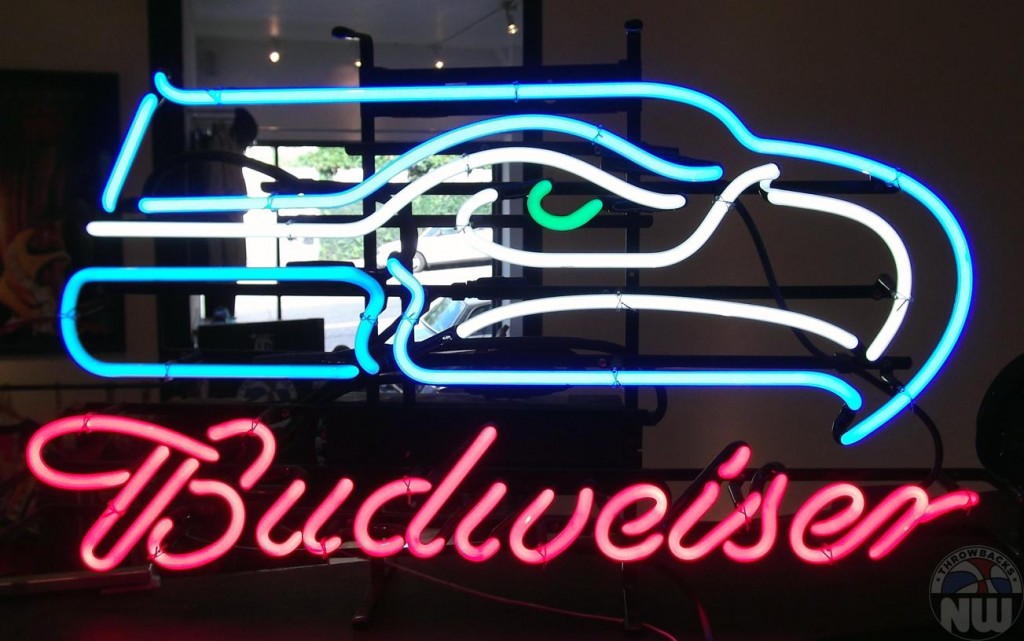 Wiki Neon Sign Blog: Budweiser Bud Light, NFL Seattle Seahawks,... Beer ...