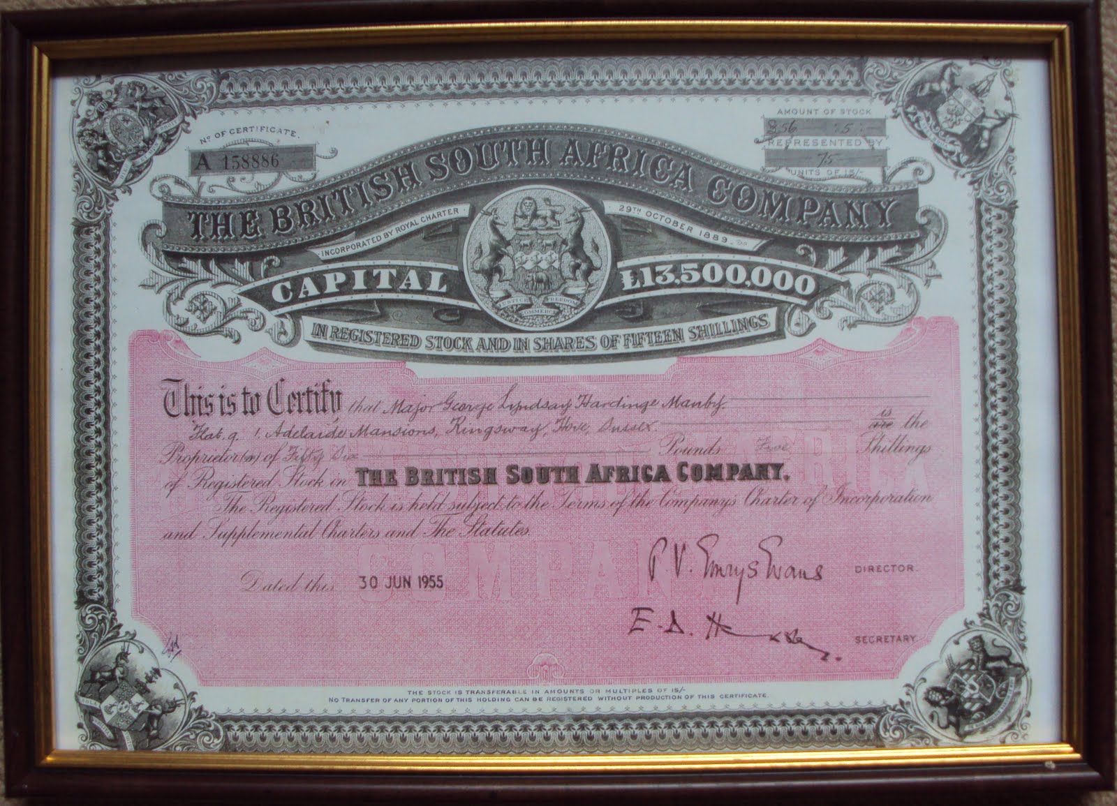 Price Drop Club: Auction 11: Old Share Certificates (Reproductions ...