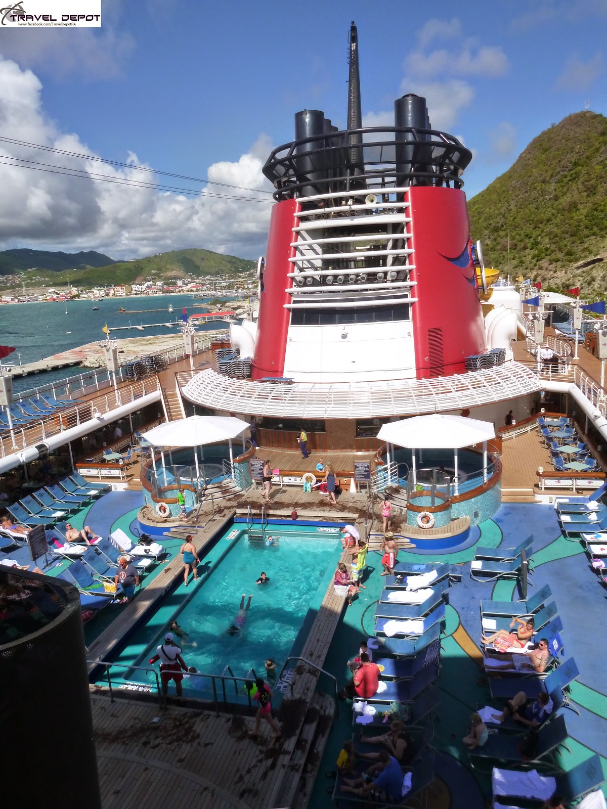 Pool areas aboard the Disney Magic Cruise Ship | Travel Depot