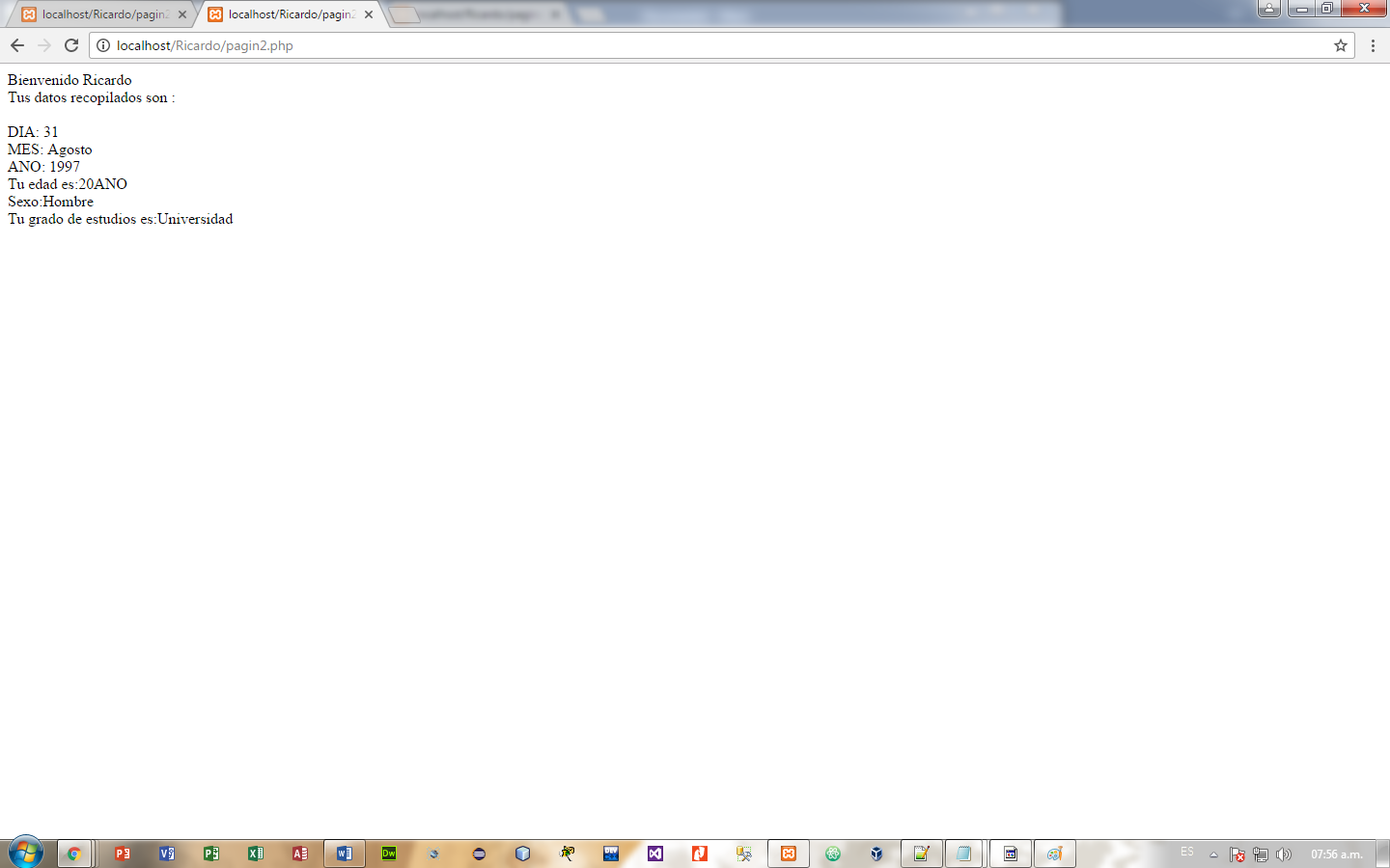 Trabajo en Laboratorio