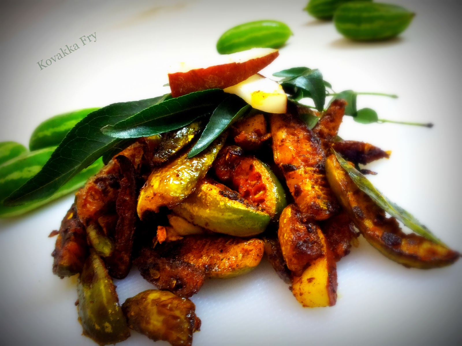 A Bowl Of Curry: Kovakka Fry (Ivy Gourd Fry)