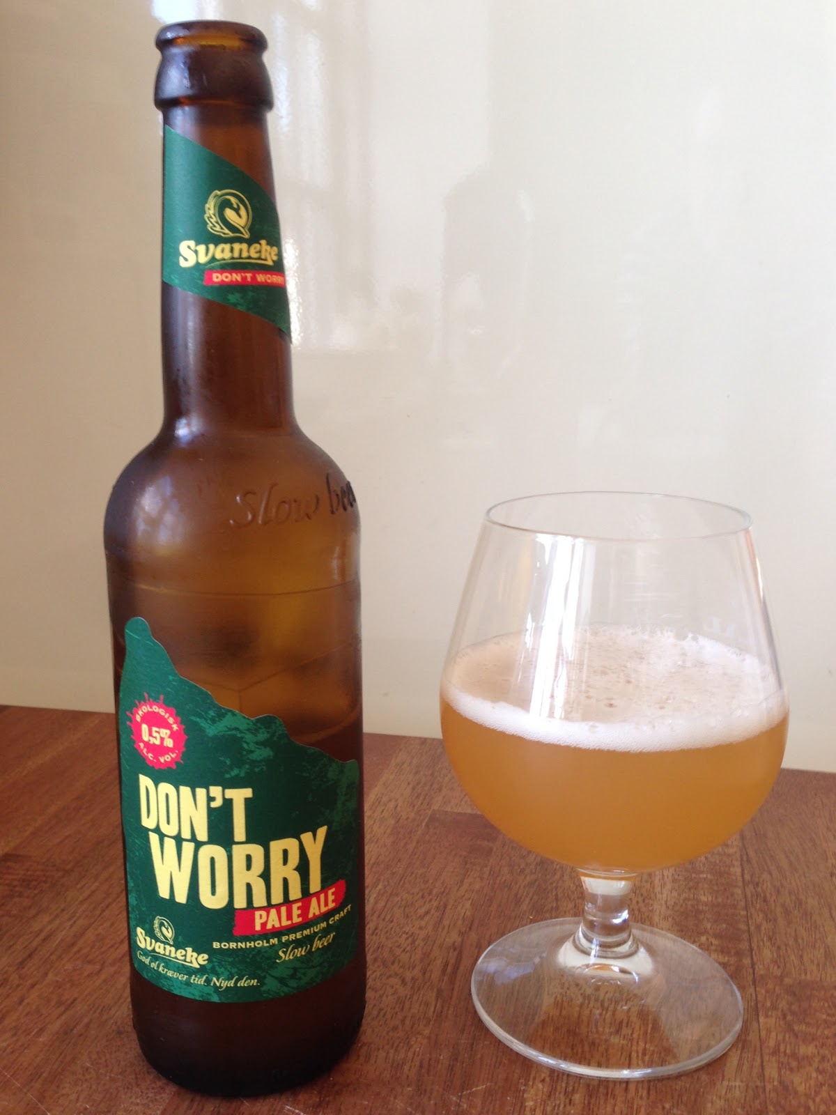 Alkoholfri øl test: Svaneke Don't Worry Pale Ale