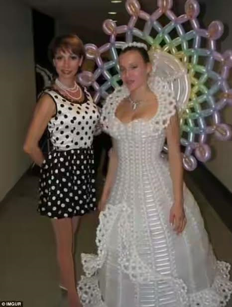 Check out these very outrageous wedding dresses