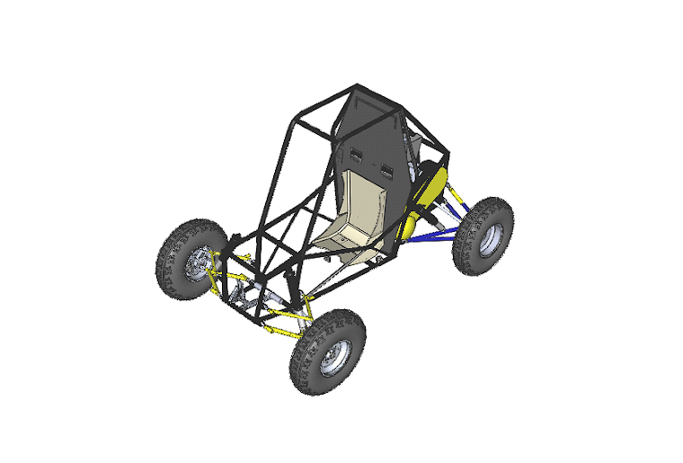 CSULA Baja SAE: Trailing arm members welded