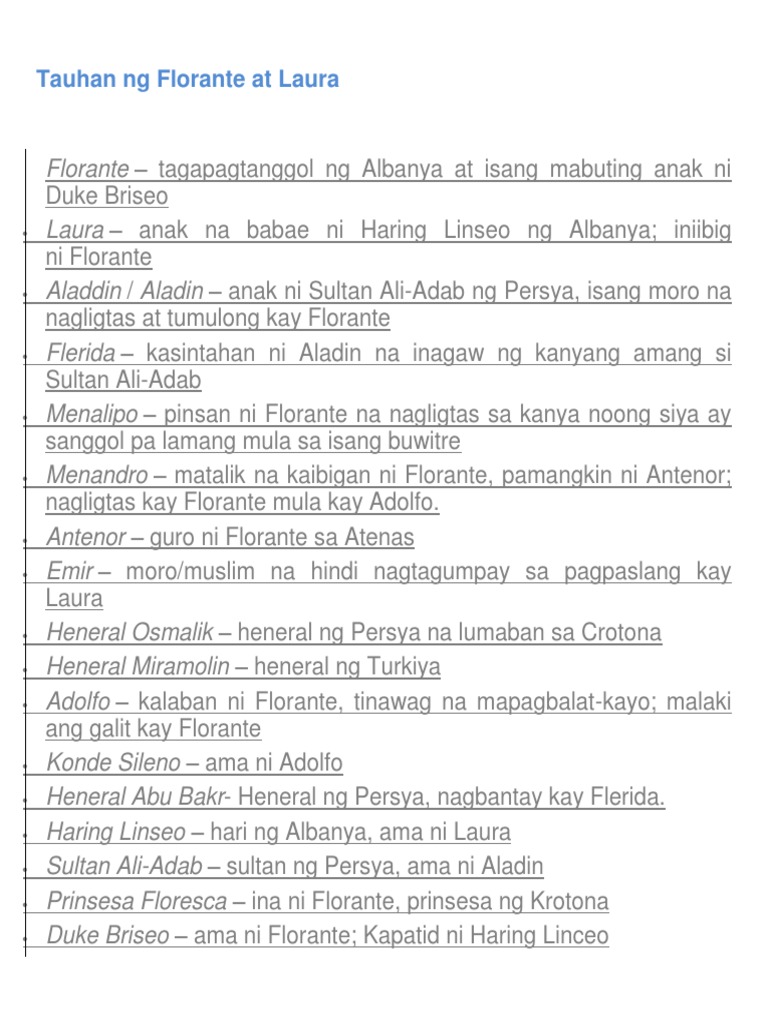 prinsesa floresca sa florante at laura - philippin news collections