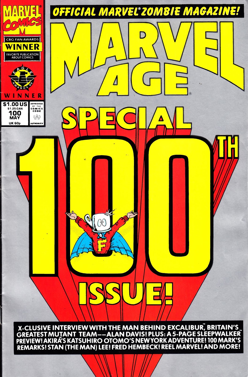STARLOGGED - GEEK MEDIA AGAIN: 1991: MARVEL AGE MAGAZINE ISSUE 100 STARLOGGED - GEEK MEDIA AGAIN: 1991: MARVEL AGE MAGAZINE ISSUE 100