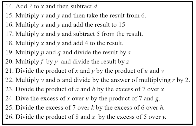 Resourceaholic: Algebra Exercises