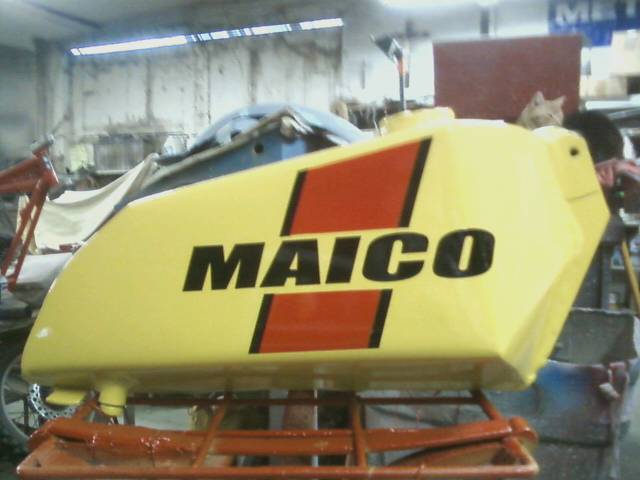 Vintage Motorcycle Tank Restoration by Tipton