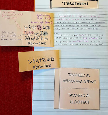 Iman's Home-School: Islamic Studies Interactive Notebook: Aqeedah Unit ...