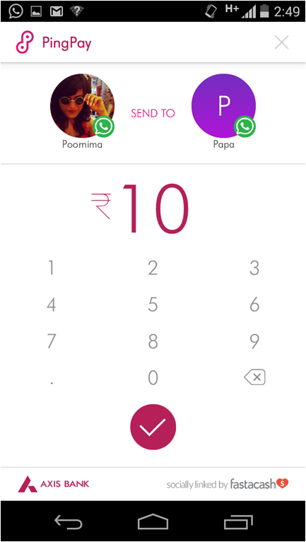 Not All Moonshine!: Presenting Ping Pay!