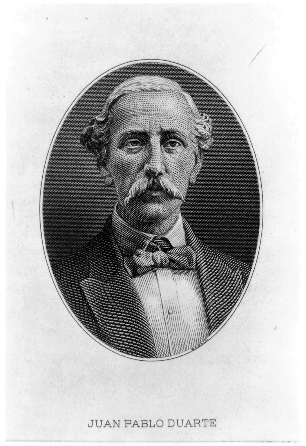 Juan Pablo Duarte Banknote Engraving