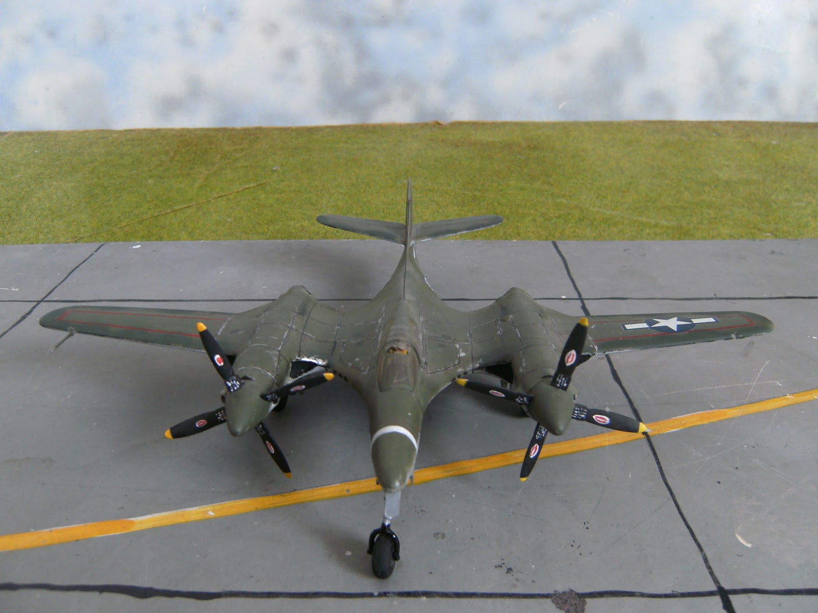 Happyscale-Modellbau: McDonnell XP-67 Bat - Anigrand resin-kit 1/72