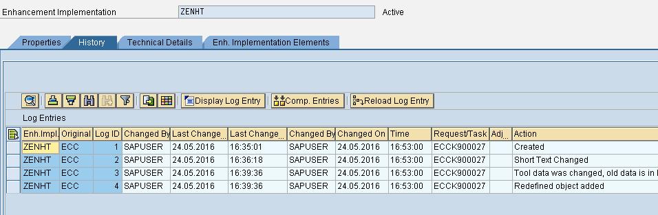 SAP ABAP 4 Tutorial: Edit or Delete Implicit Enhancement