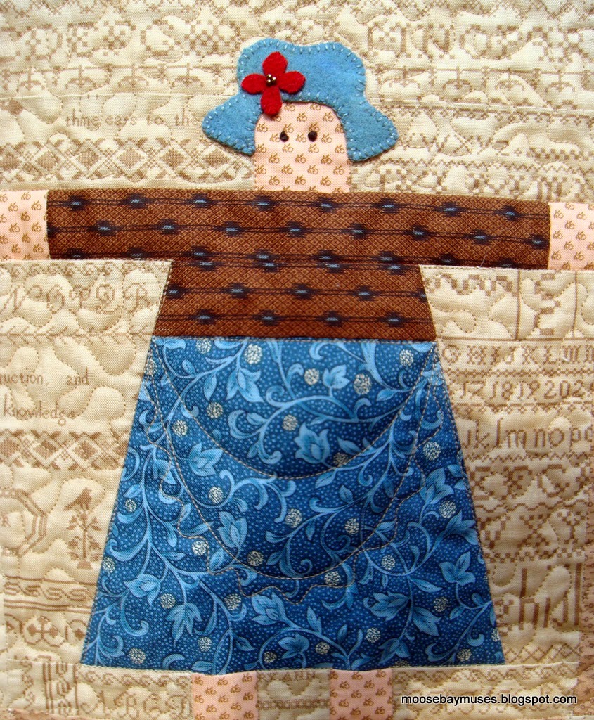 Moose Bay Muses: Paper Doll Quilt? Finished!!