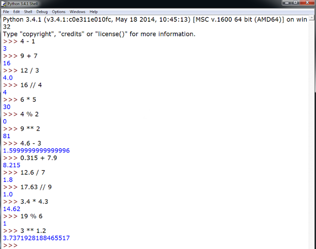 APRENDER A PROGRAMAR CON PYTHON: ARITMÉTICA BÁSICA.