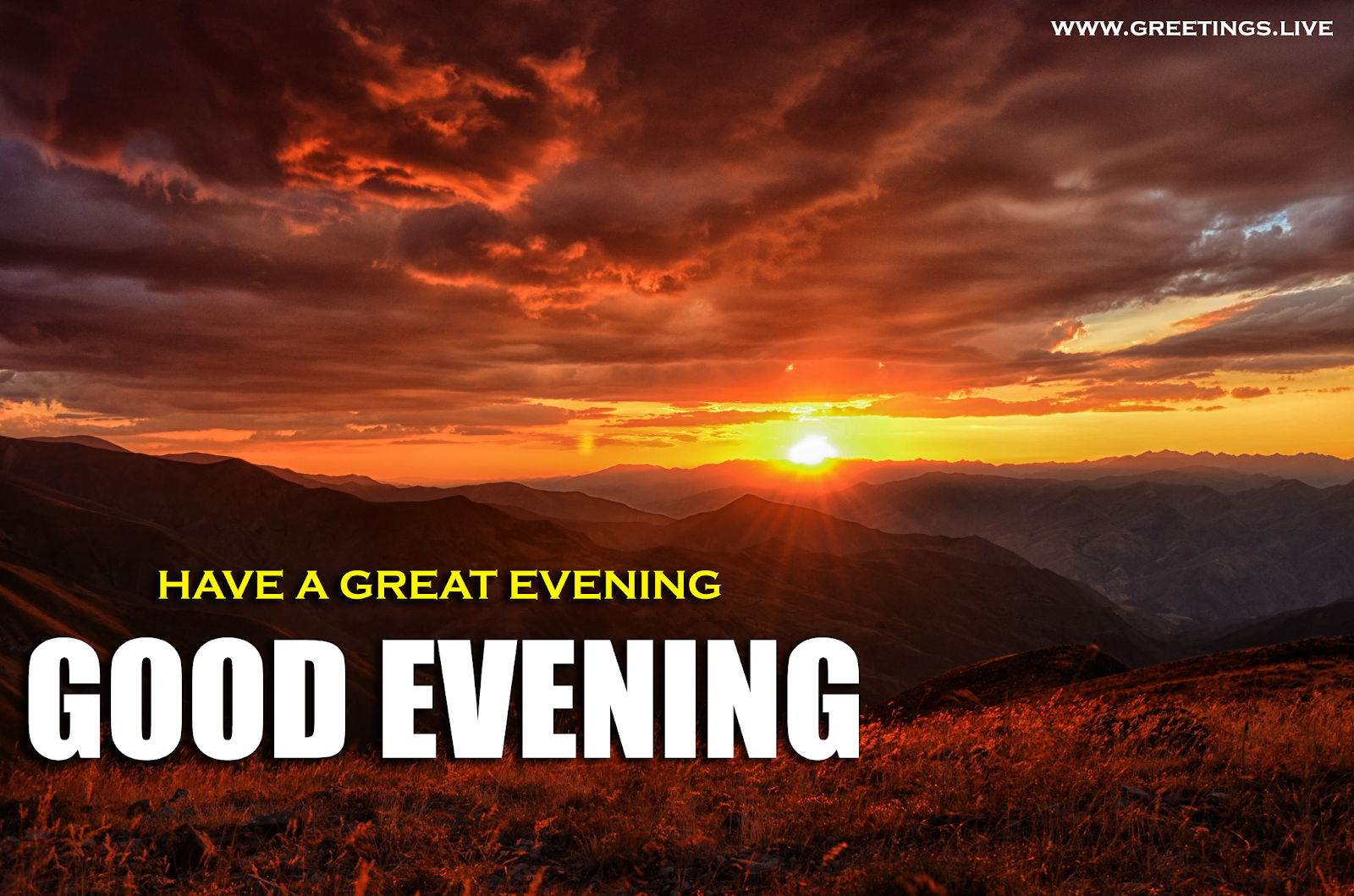 Good Evening Sunset Images Pictures