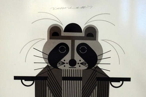 Charley Harper Art Gallery: Charley Harper Raccoons
