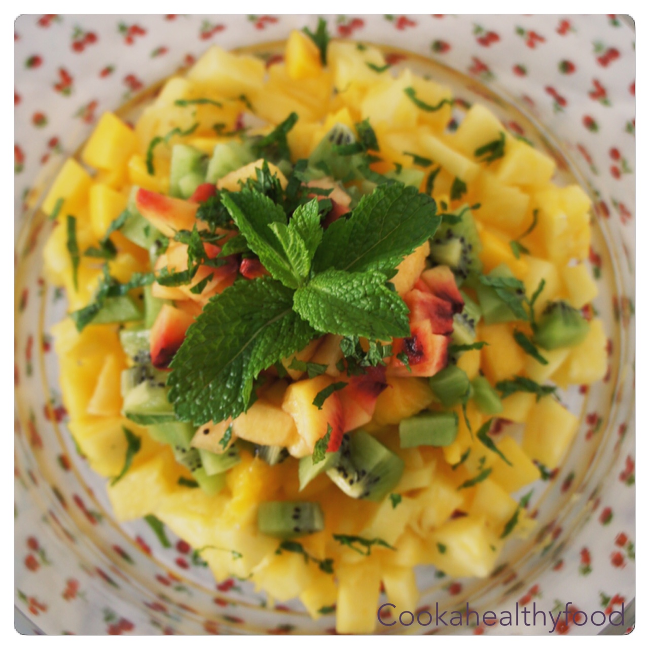Cook a Healthy Food: Salade de fruits à la menthe