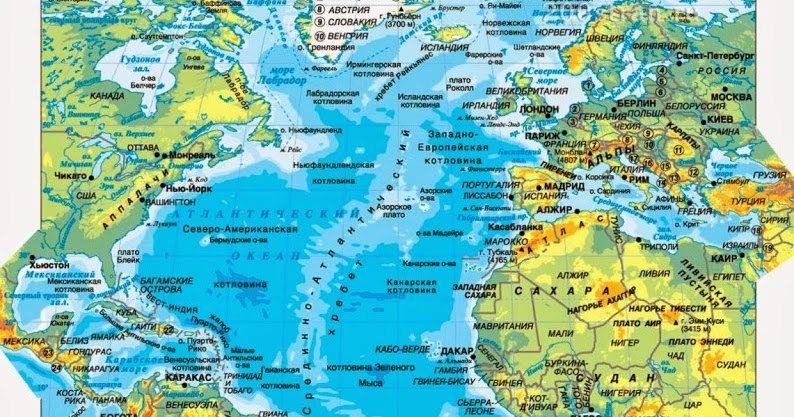 Atlantik okean | cografiya.biz