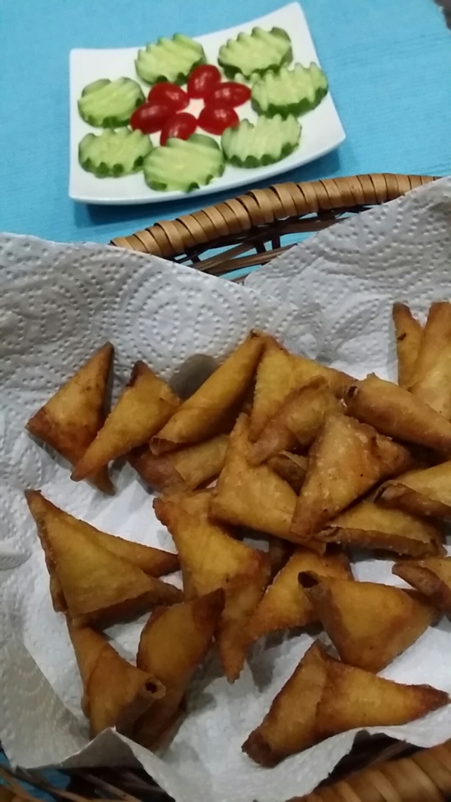 我的烘培笔记 D'Jane Bakery: Mini triangular Yam Samosa 迷你芋泥三角煎饺