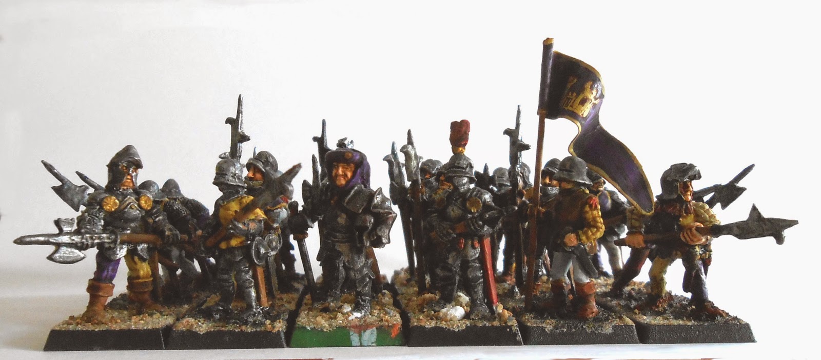 Erny's place.: Helblitzen. Halberdiers for my 3rd ed empire army.