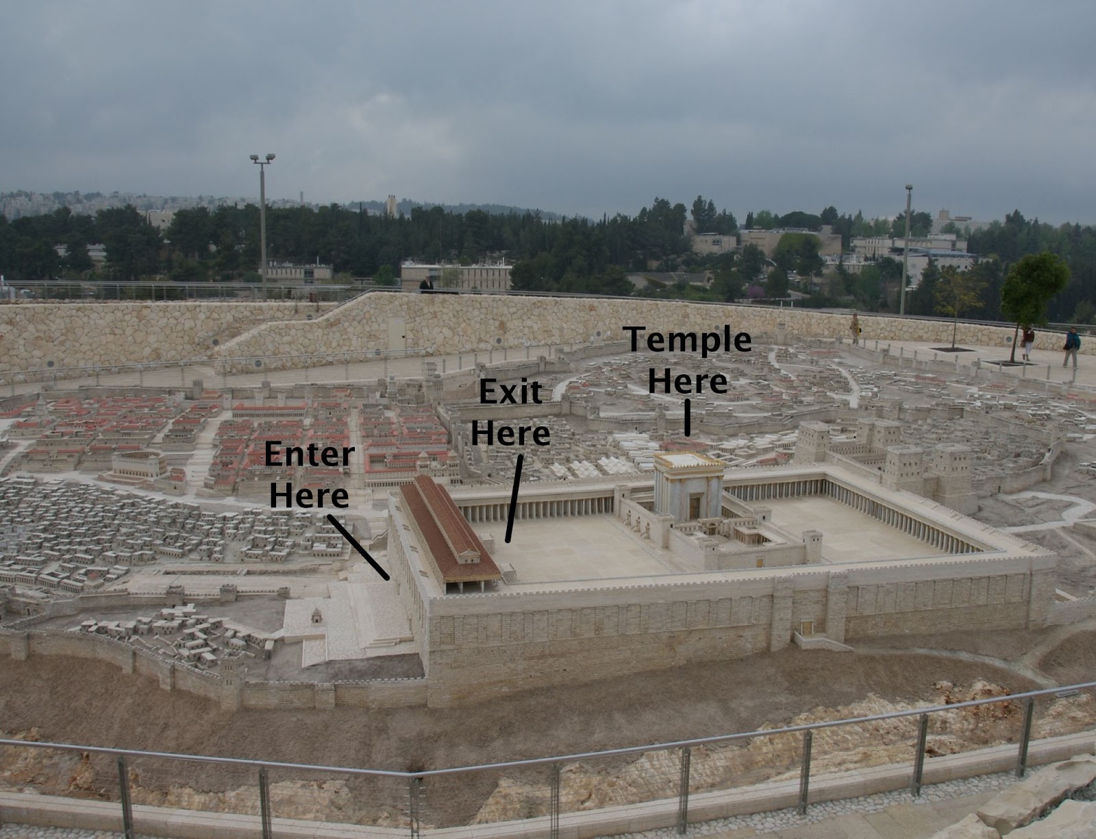 Jerusalem - Southern Wall Entry to the Temple Mount