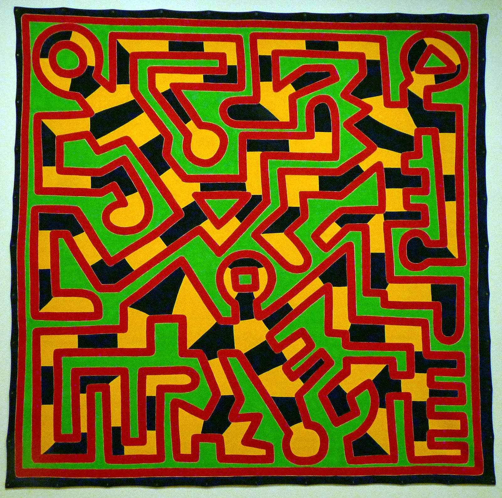 The Blue Elephant: Some Images from the Keith Haring Exhibit at the ...