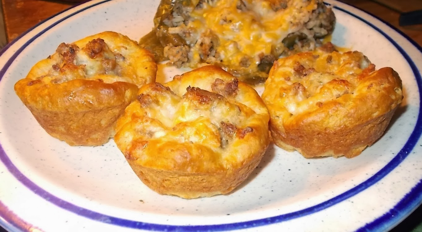 Jancey's Cooking Corner: Cheese and Sausage Cups
