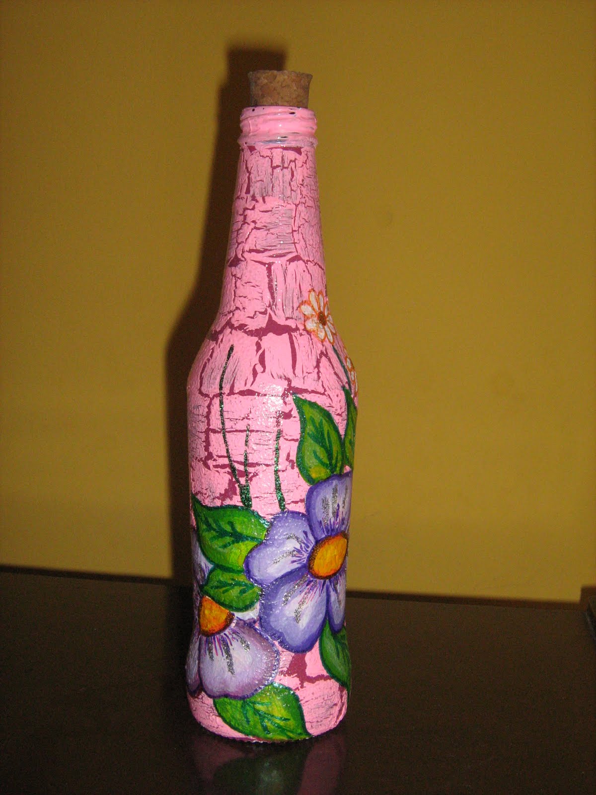 EL RINCON DE GIOVI: PRIMERA BOTELLA DECORADA