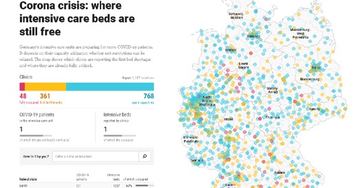 Maps Mania: Mapping Where ICU Beds are Available