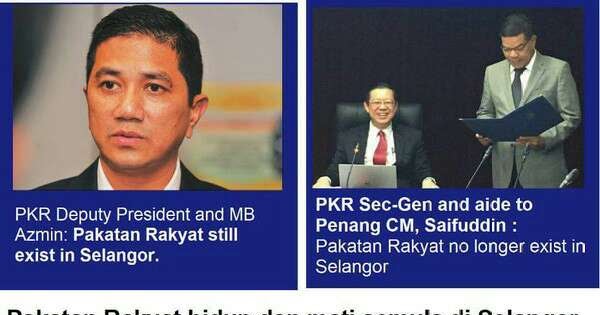 KL CHRONICLE: Pembangkang Pening : Pakatan Rakyat Belum Mati, Pakatan ...