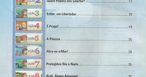 Lições biblicas Assembleia de Deus lições CPAD BETEL: Lição primarios 3 ...