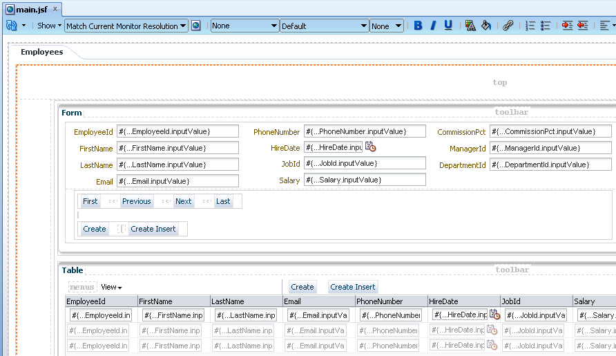 Andrej Baranovskij Blog: ADF Create and CreateInsert Operations for ADF Table