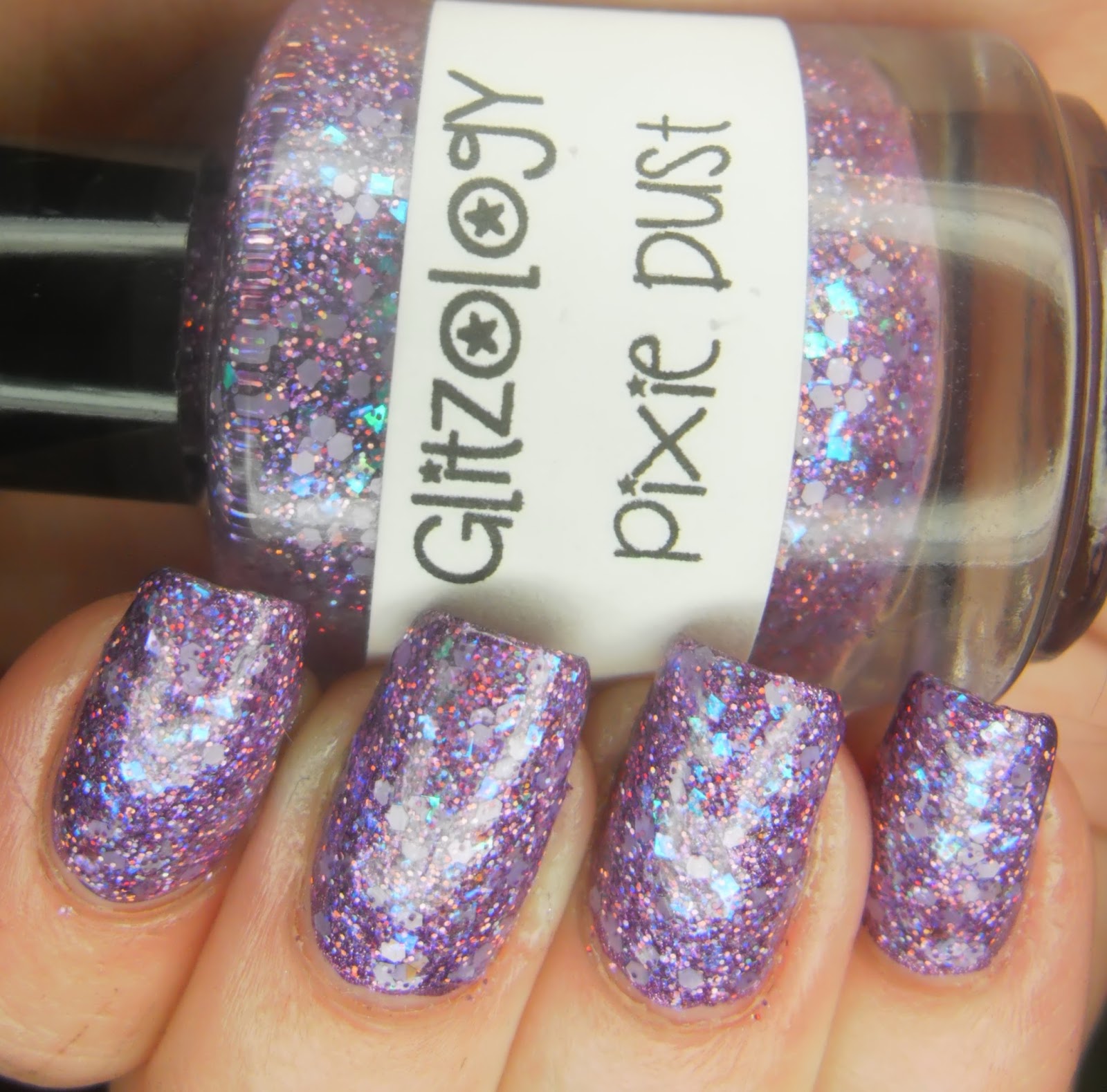SpecialGirl Nails: Glitzology Pixie Dust and Rhinestone Jumpsuit