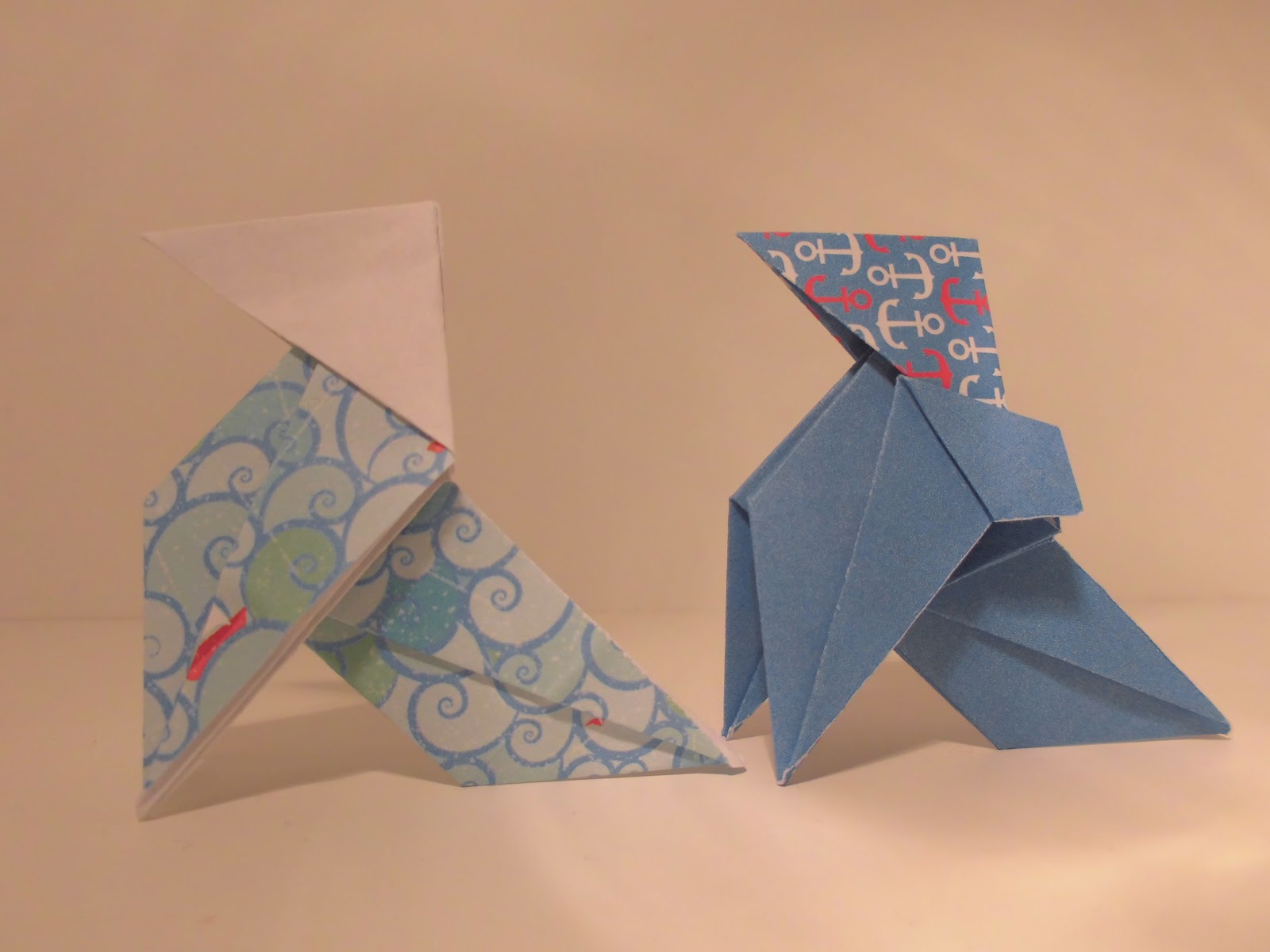 origami: Pajarita VIII
