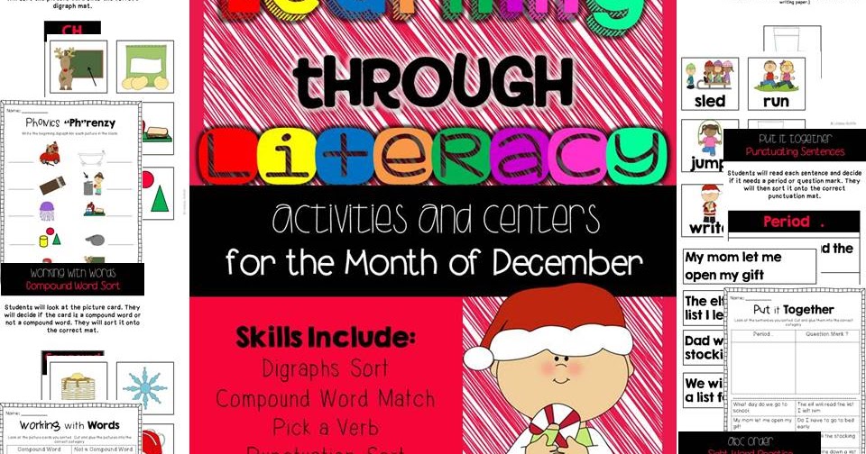 For the Love of First Grade: Learning through Literacy: December