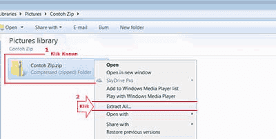 Cara Membuka File Zip Dan Cara Membuatnya - Traveling Murah